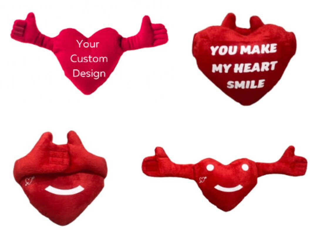 Customizable Huggable Heart Stuffed Animal Great Gifts for Mother's Day ...