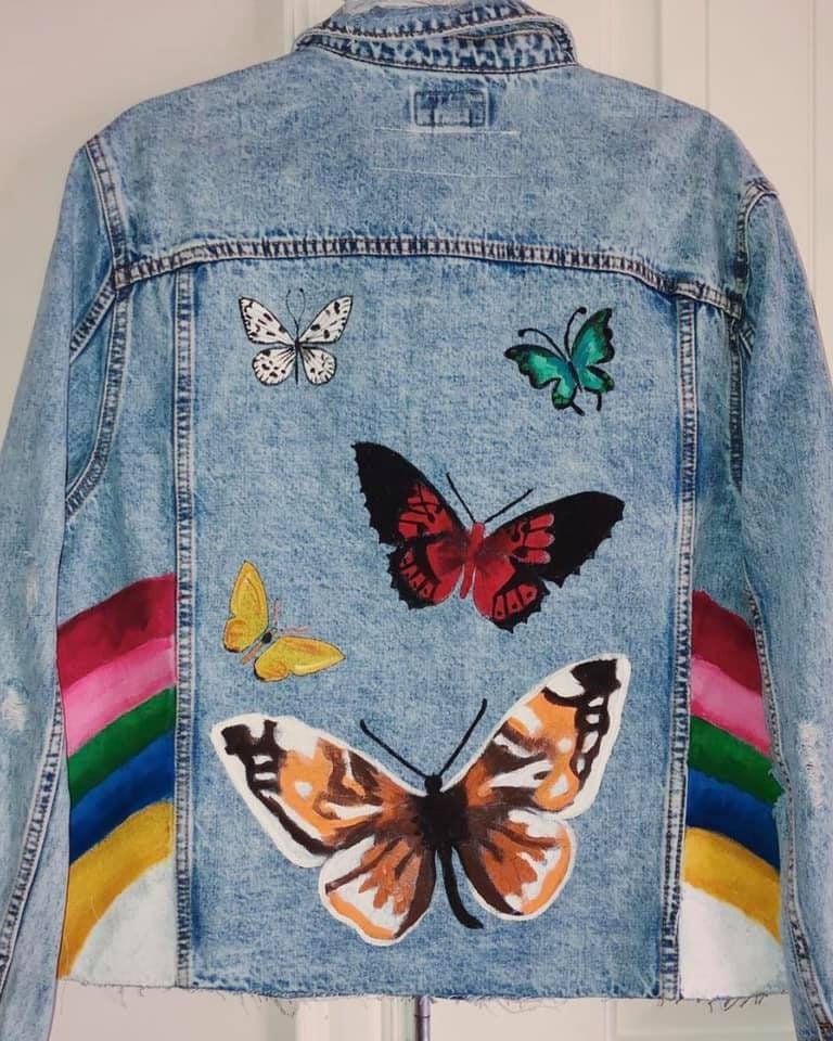 Completely Personalized Hand-painted Jacket (made to Order) - Etsy
