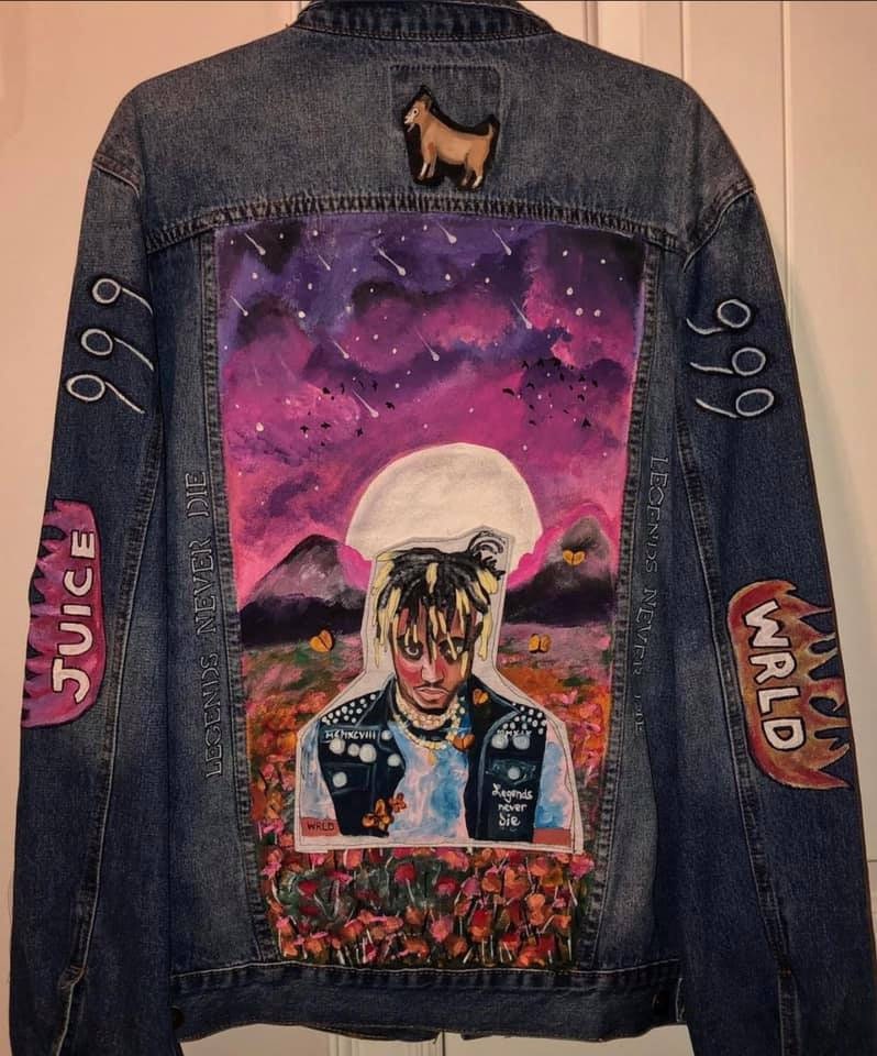 Hand-painted Album Cover Jacket (customized/made to Order) - Etsy