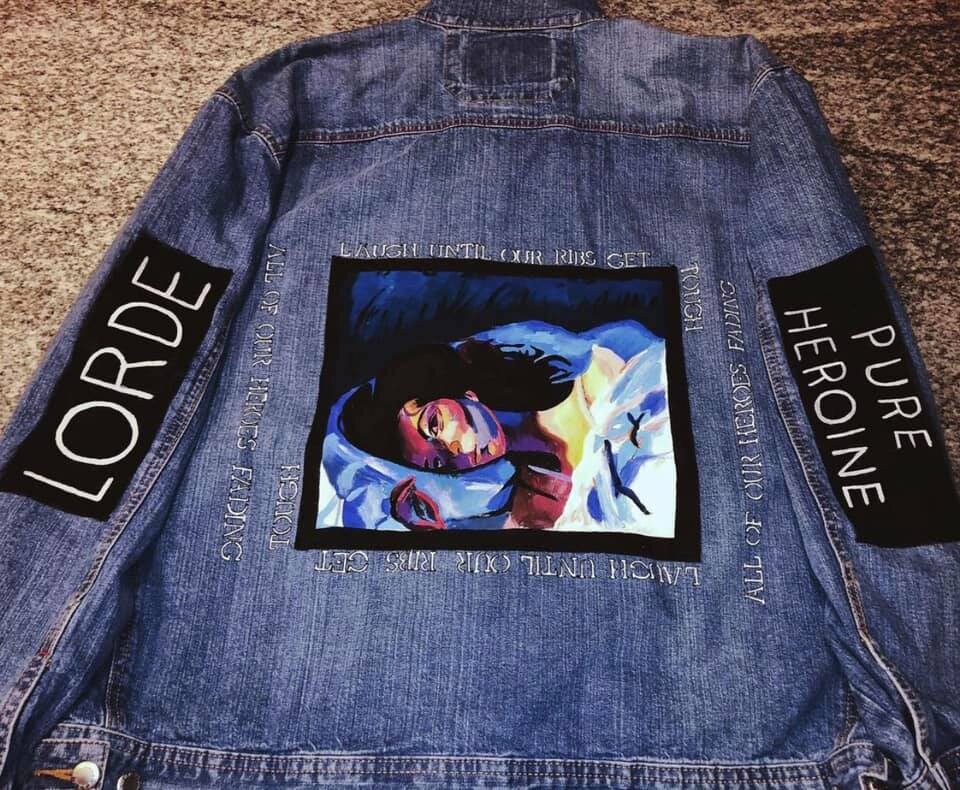 Hand-painted Album Cover Jacket (customized/made to Order) - Etsy