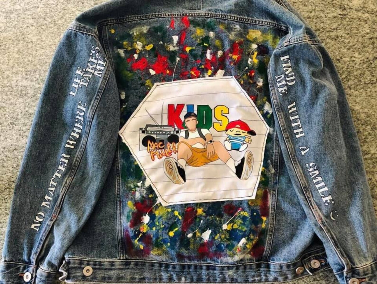 Hand-painted Album Cover Jacket (customized/made to Order) - Etsy