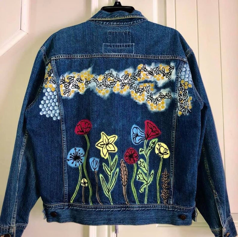 Completely Personalized Hand-painted Jacket (made to Order) - Etsy
