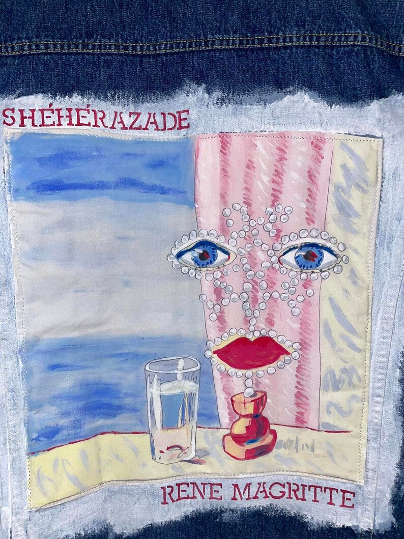 SCHEHERAZADE , 1947 René Magritte Hand-painted Jacket - Etsy