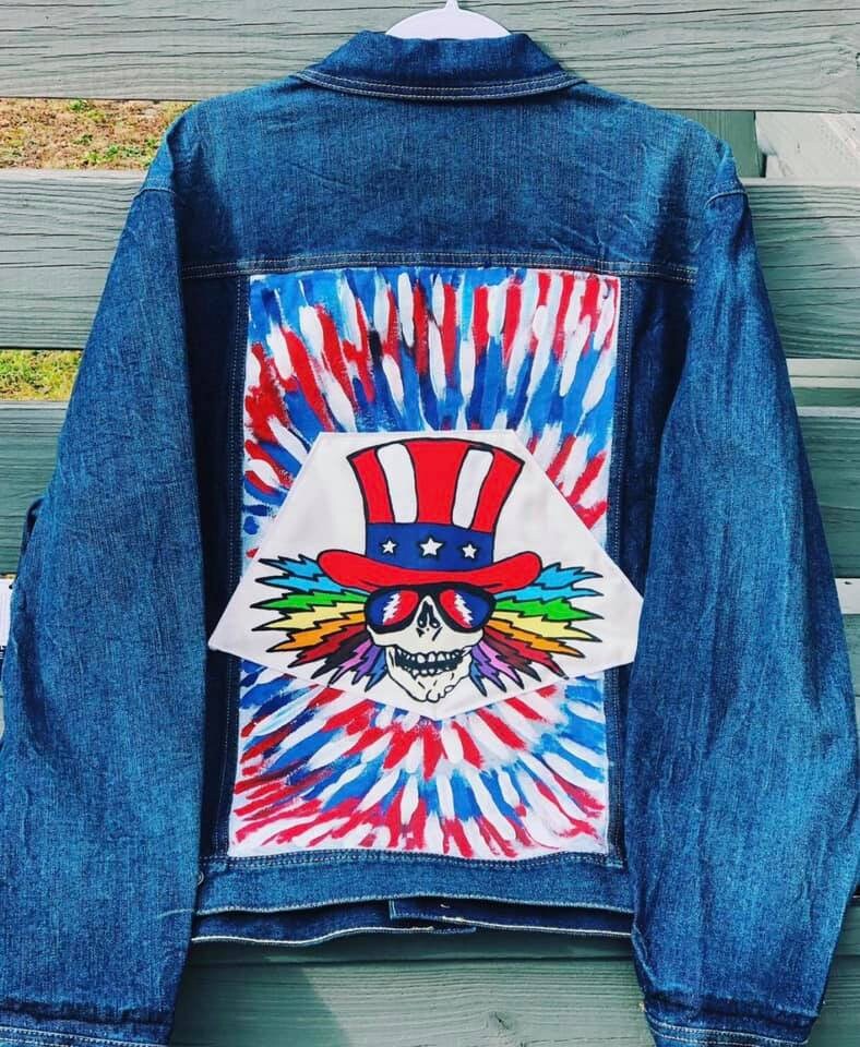 Completely Personalized Hand-painted Jacket (made to Order) - Etsy