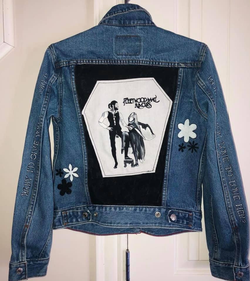 Hand-painted Album Cover Jacket (customized/made to Order) - Etsy
