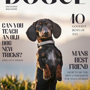 Dog/dogue Magazine Gallery Set, Trendy Art Prints, 3 Posters ...