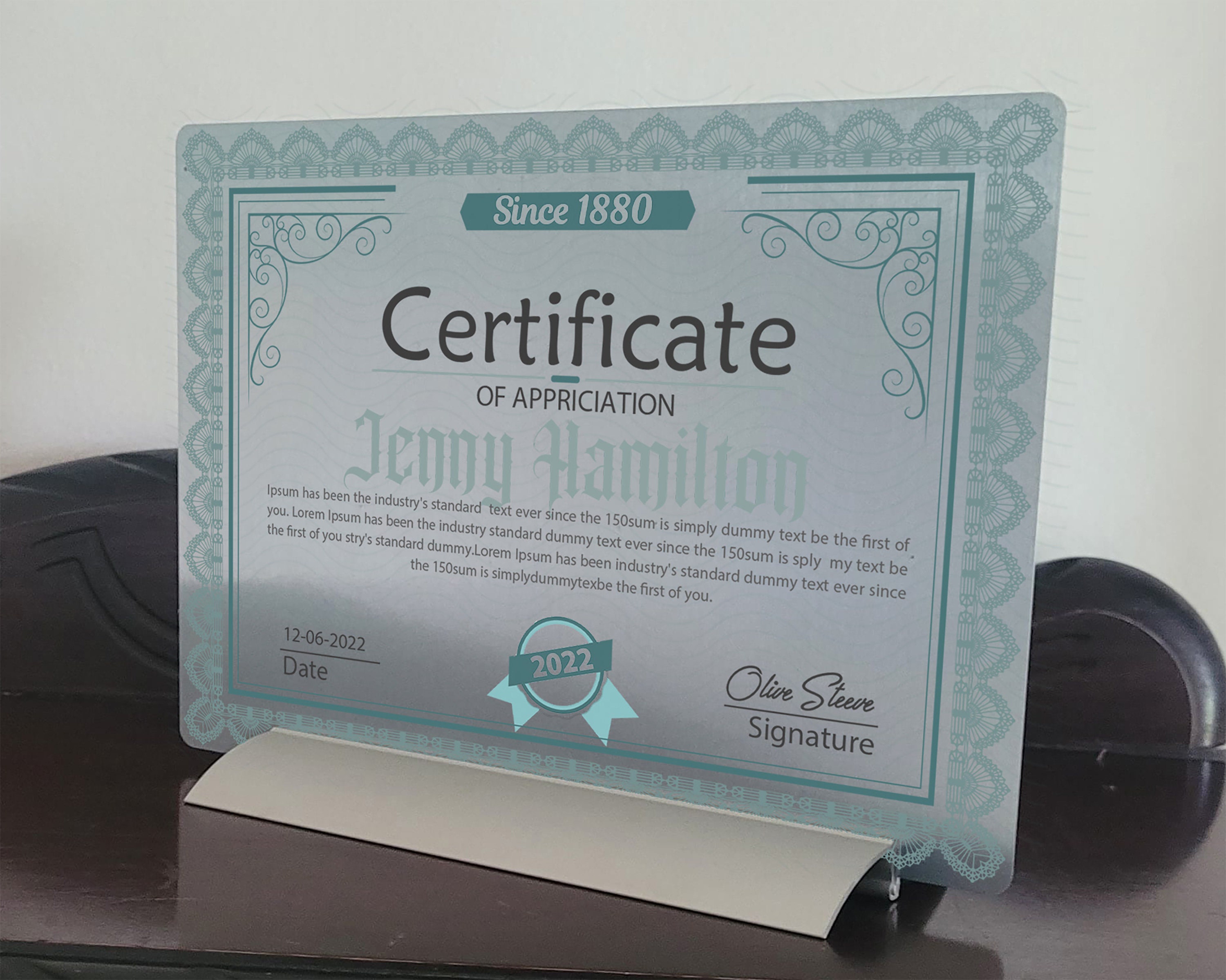 Graduation Diploma/certificate Custom Made Printed on Metal A4 Sheet ...