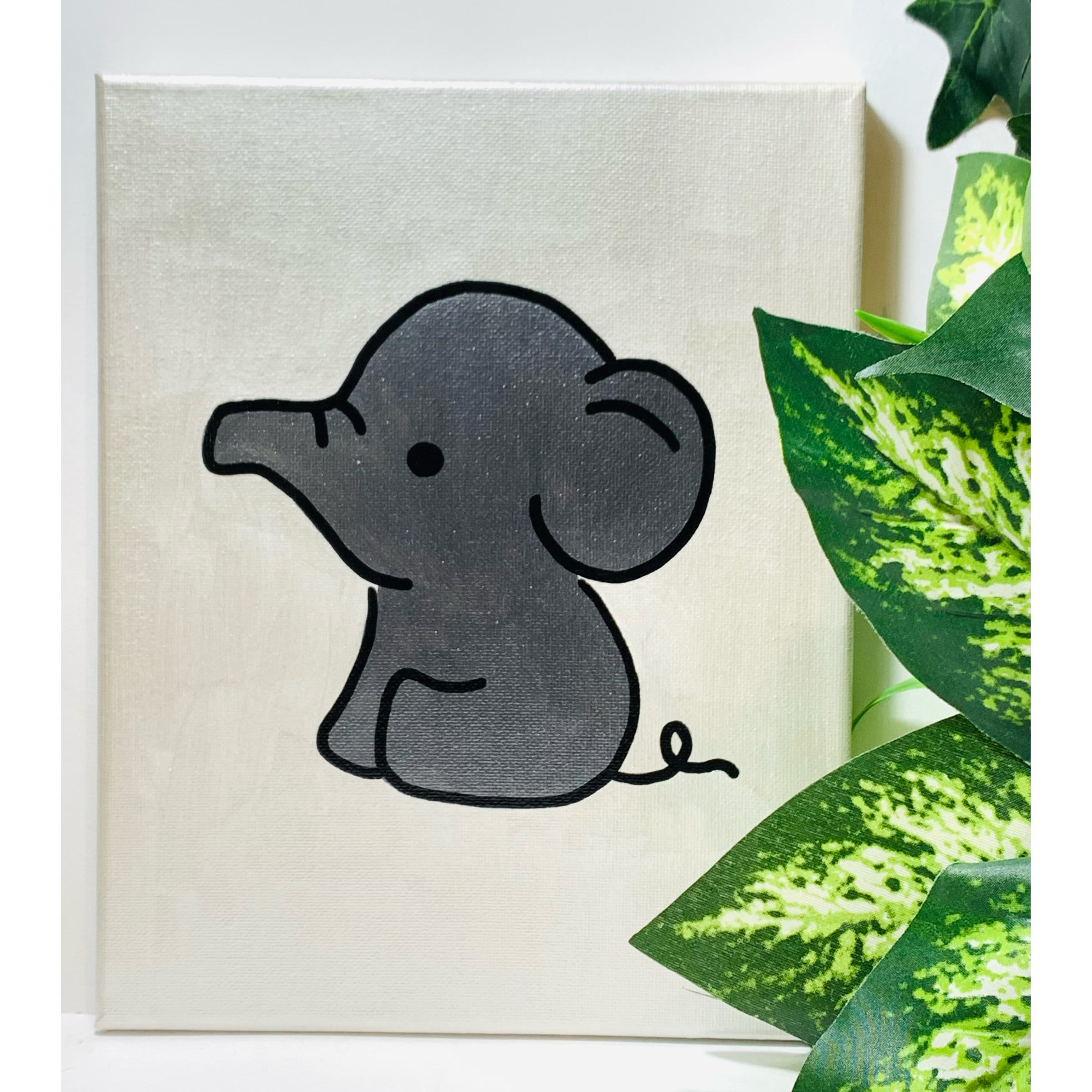 Simple Elephant Paintings
