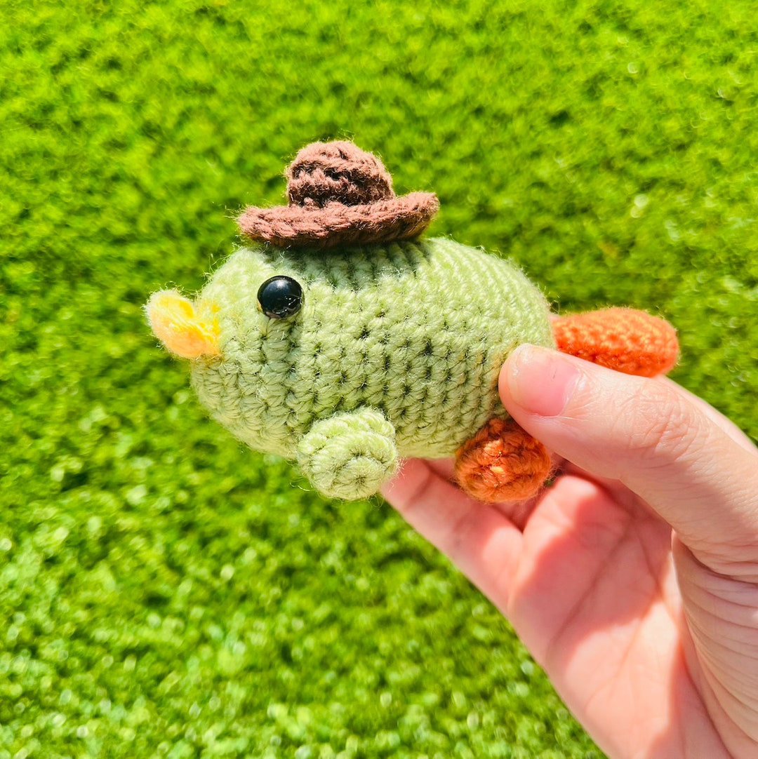 Mini Small Crochet Platypus With Hat - Perry Stuffed Animal Crochet ...