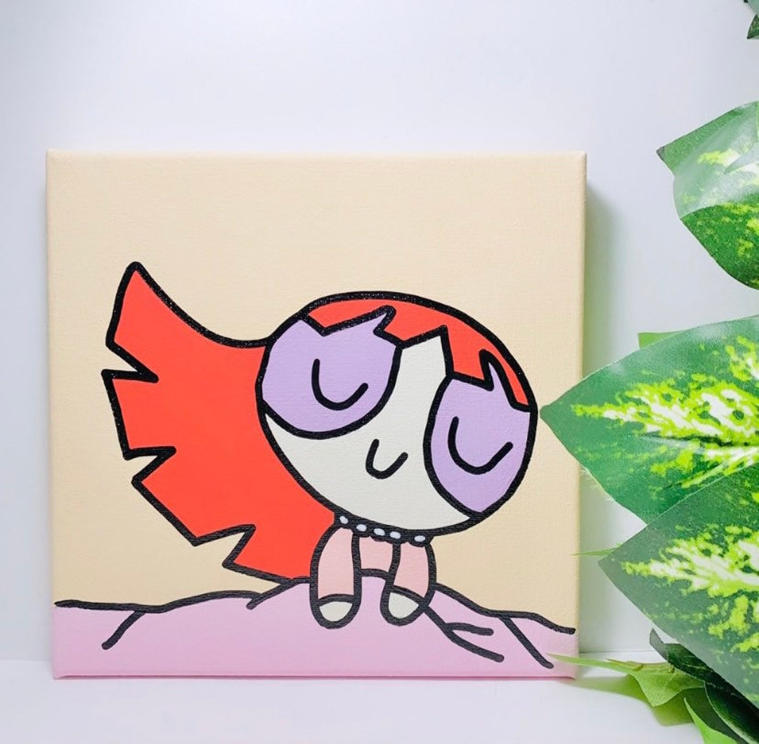 Blossom Meme Waking up in the Morning Acrylic Painting 8x10 - Etsy ...