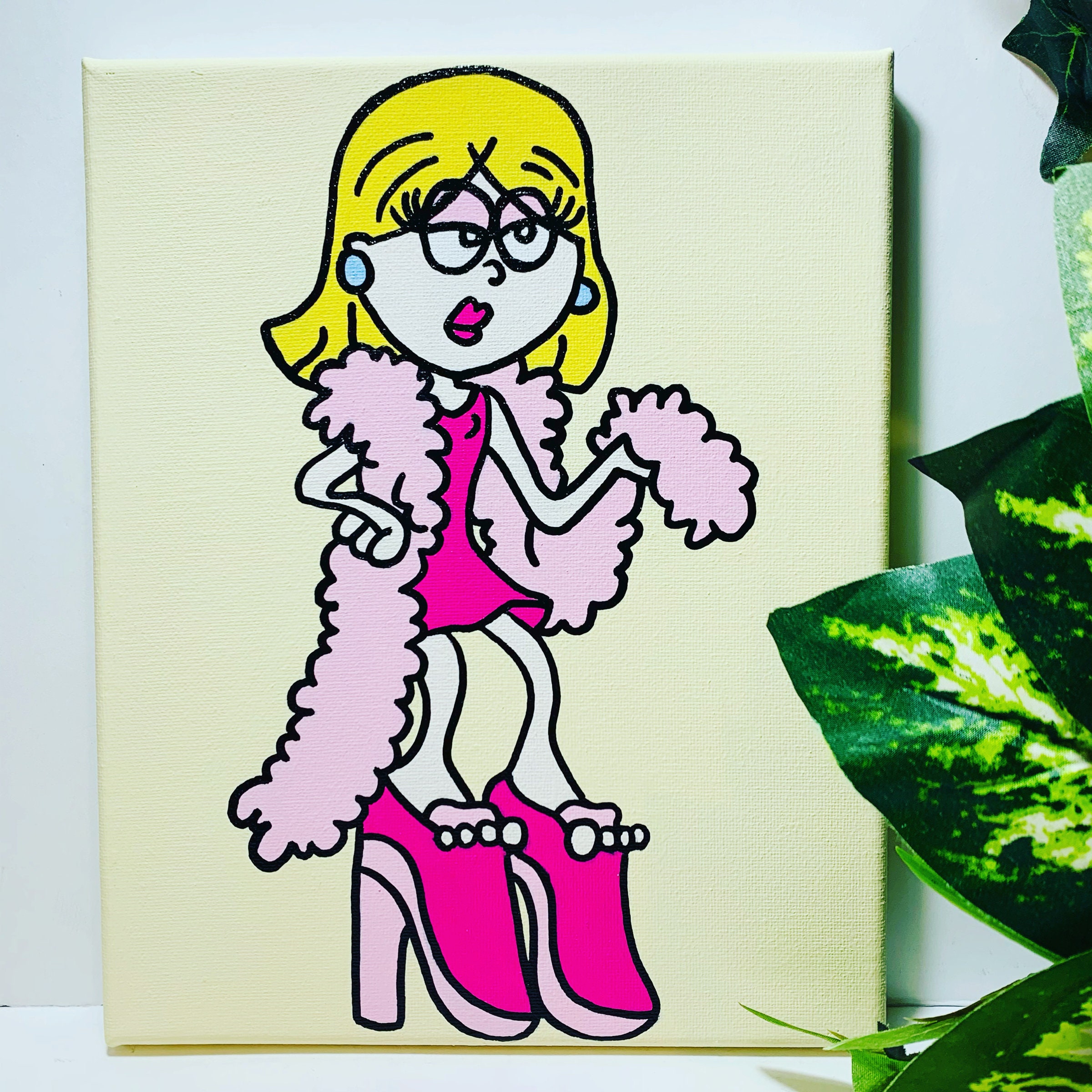 Painting Thumper bunny from the movie Bambi acrylic painting 8x10 ...