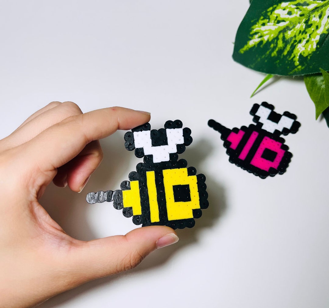 Perler Beads Pixel Bumble Bee Pack of 3- Perler Bead Art - Fridge ...
