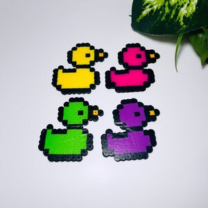 Perler Beads Pixel Duck Ducklings Pack of 3 - Perler Bead Art - Fridge ...