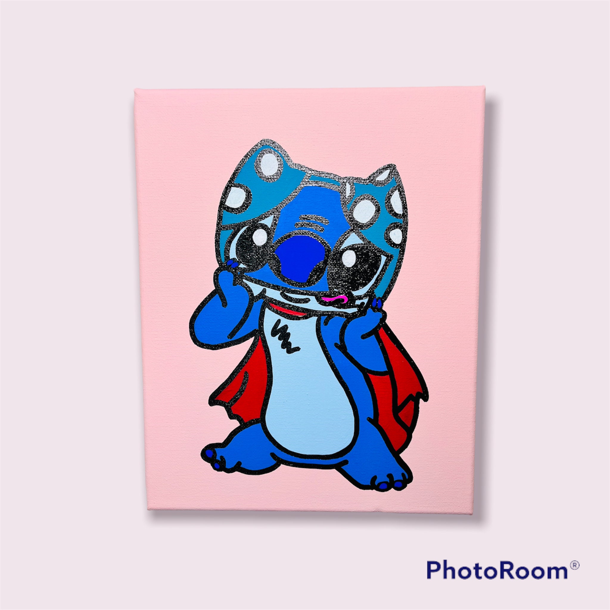 Lilo and Stitch Super Stitch underwear on head sticking out tongue ...