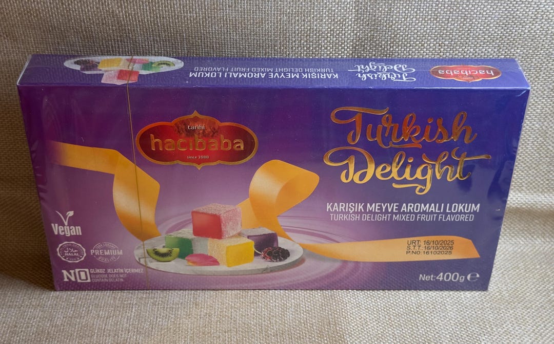 Hacibaba Mixed Fruit Flavoured Turkish Delight 400g - Etsy UK