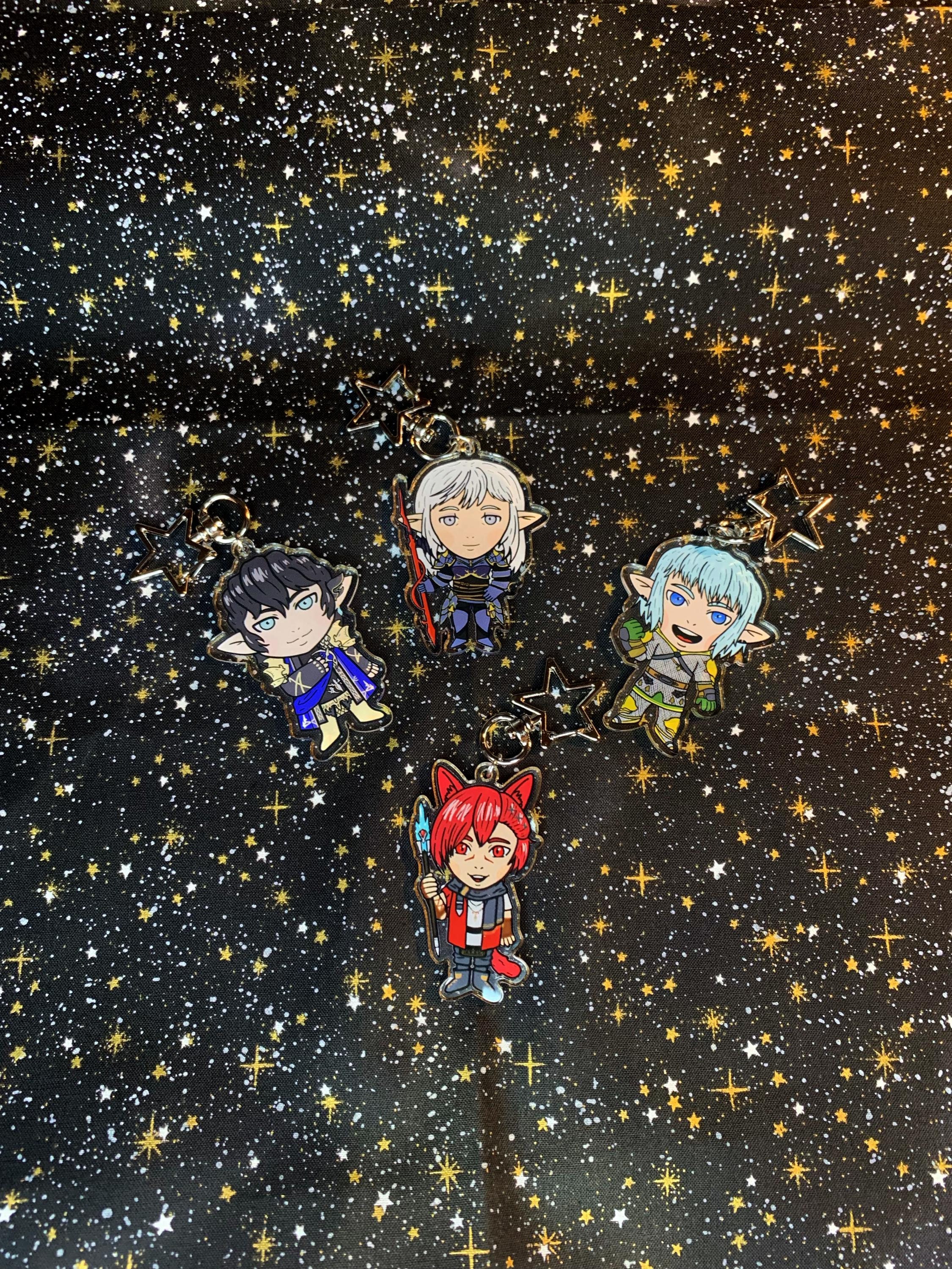 Final Fantasy XIV Inspired 2 Inch Acrylic Charms | FF14 | FFXIV Aymeric ...