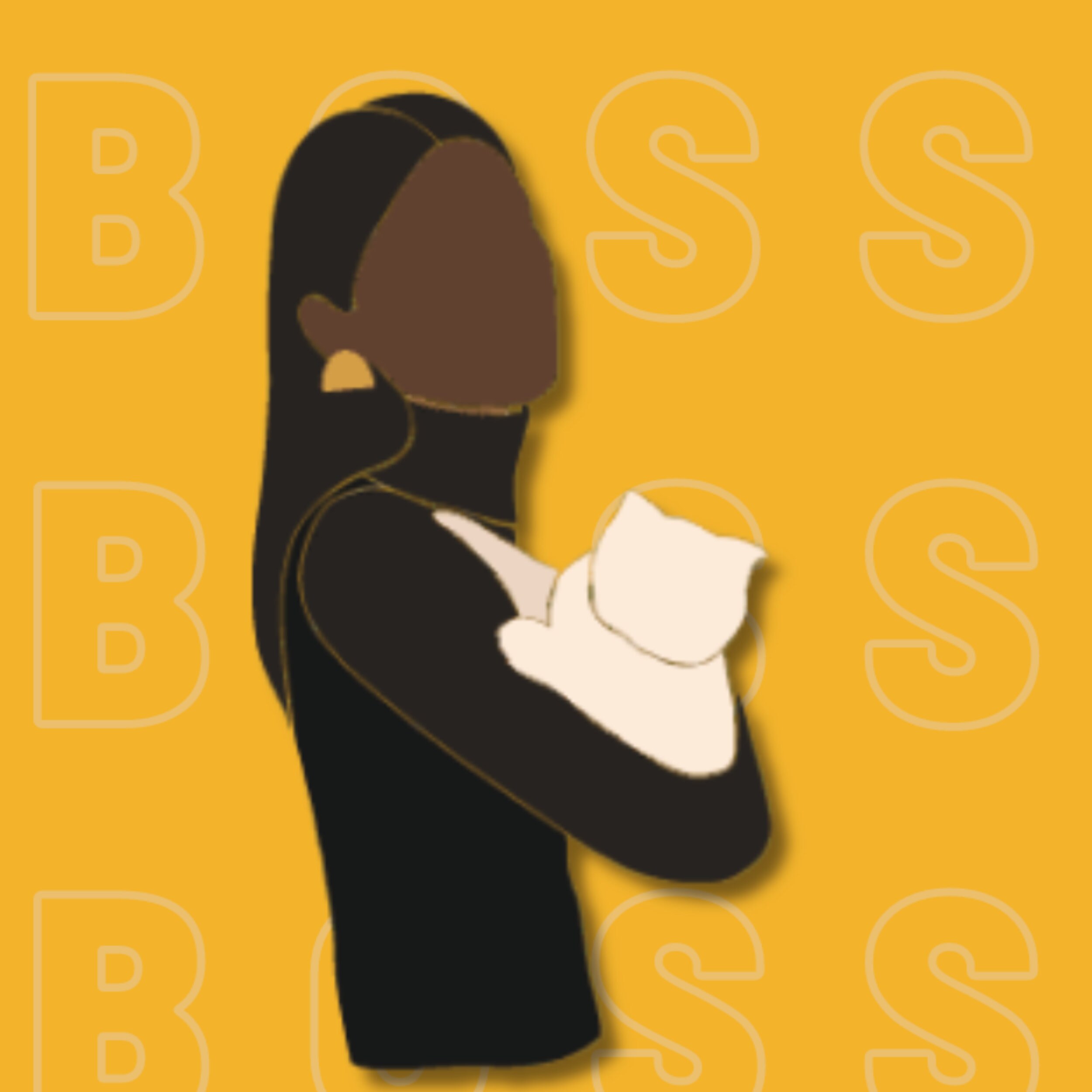 Black Girl Cats, Cat Lady, Instagram Story Template, Canva Icon ...