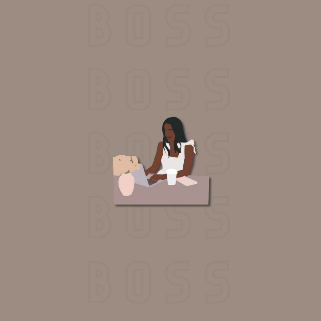Black Girl Mood 4 Eva, Boss Lady, Instagram Story Template, Canva Icon ...