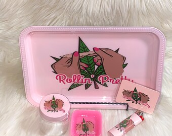 Rolling Pretty Rolling Tray Set 6pc - Etsy