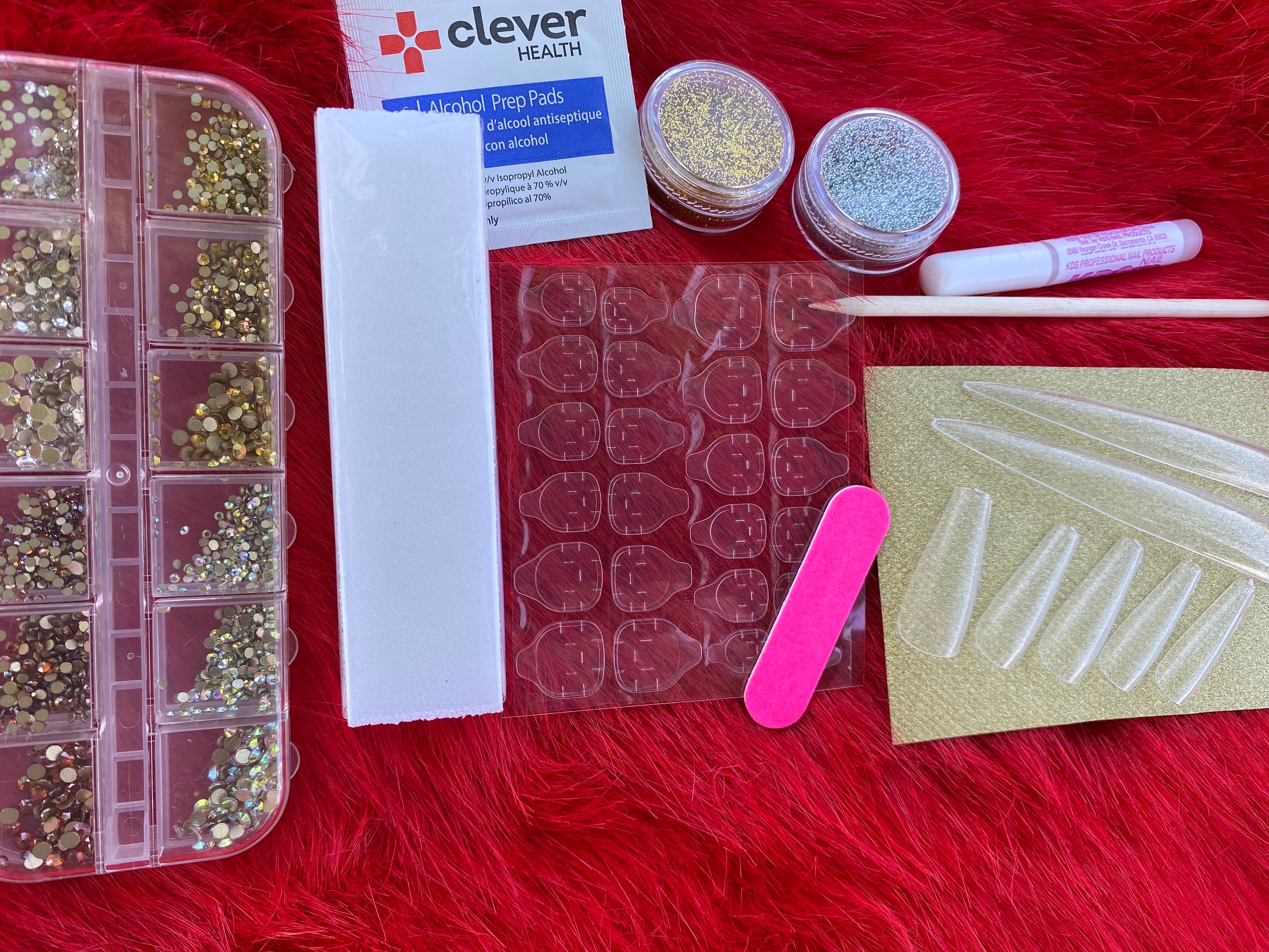 Diy Press Nail Kit Press On Nails Nail Kits For Beginners Etsy