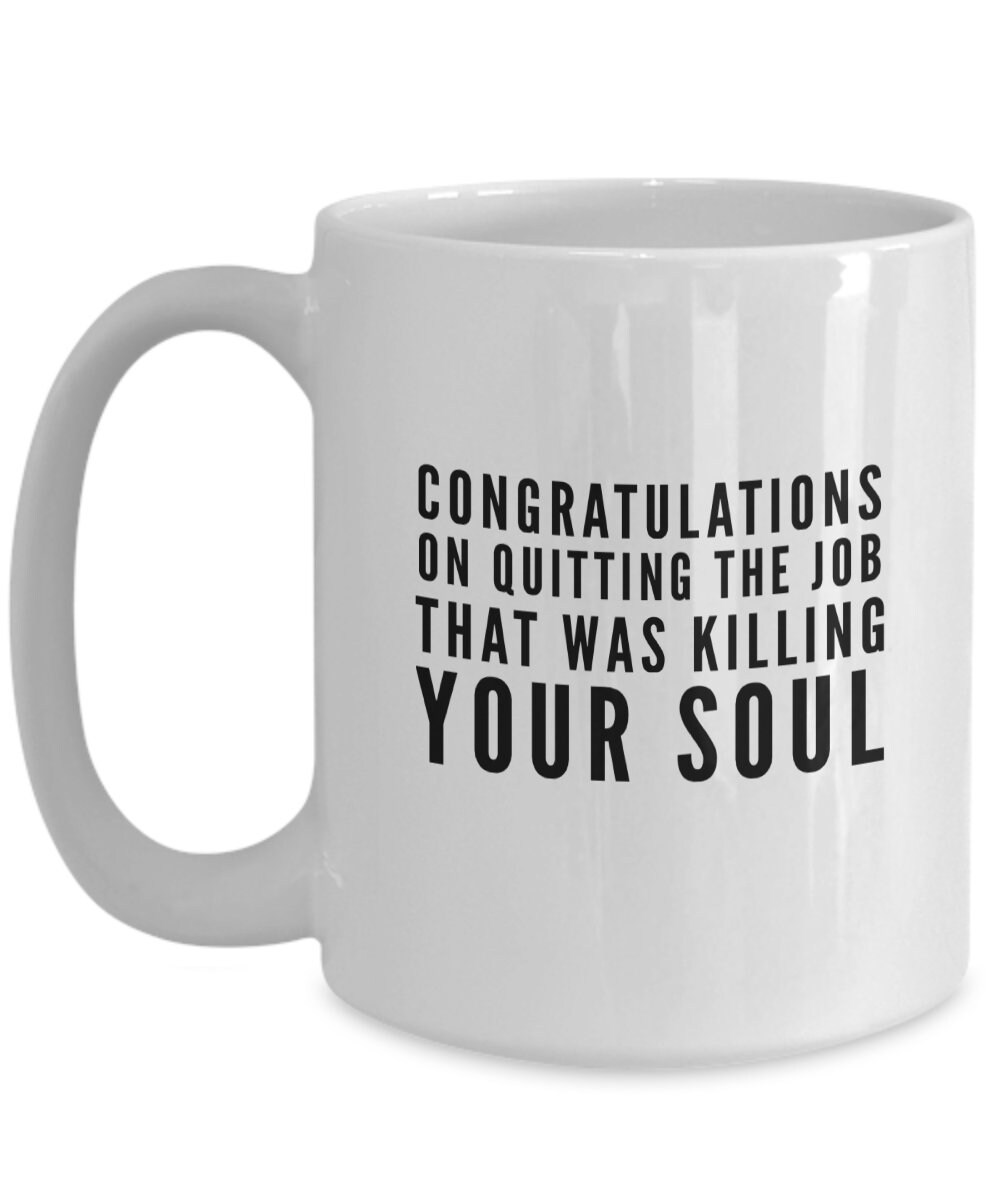 Funny Leaving Work Gift Mug, Co-worker Leaving, Farewell Bye Coffee Cup ...