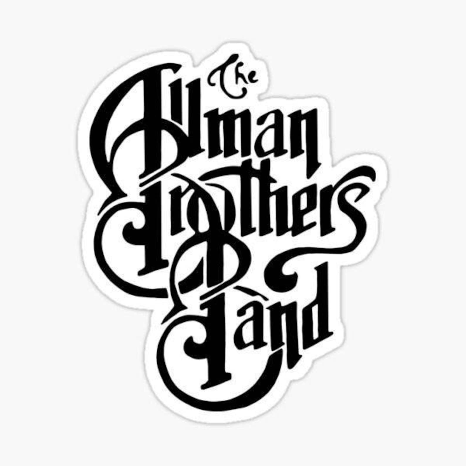 Allman Brothers Band Vinyl Sticker - Etsy