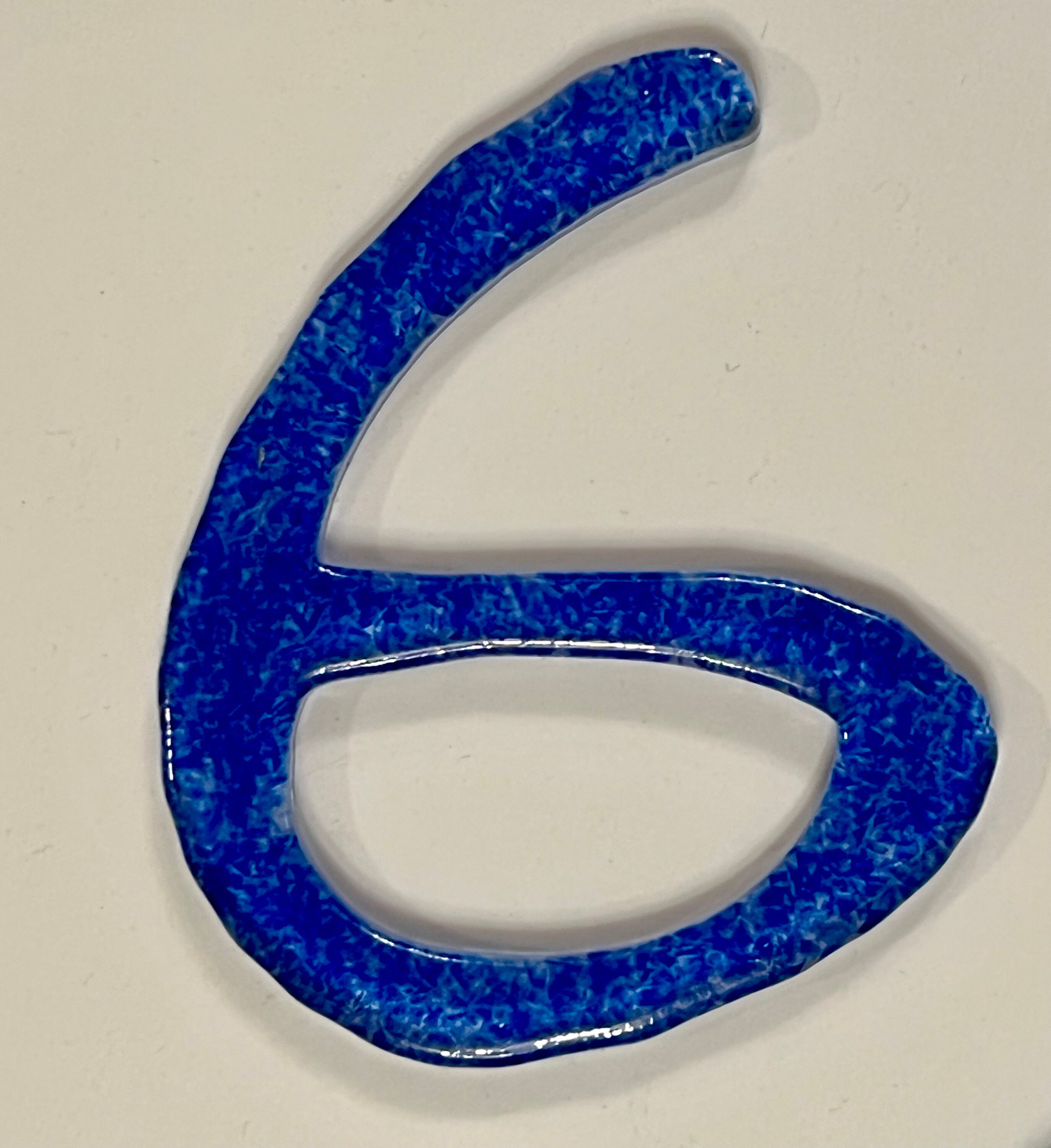 Glass Numbers- House Address, Mailbox, or Door Numbers; Resin and ...