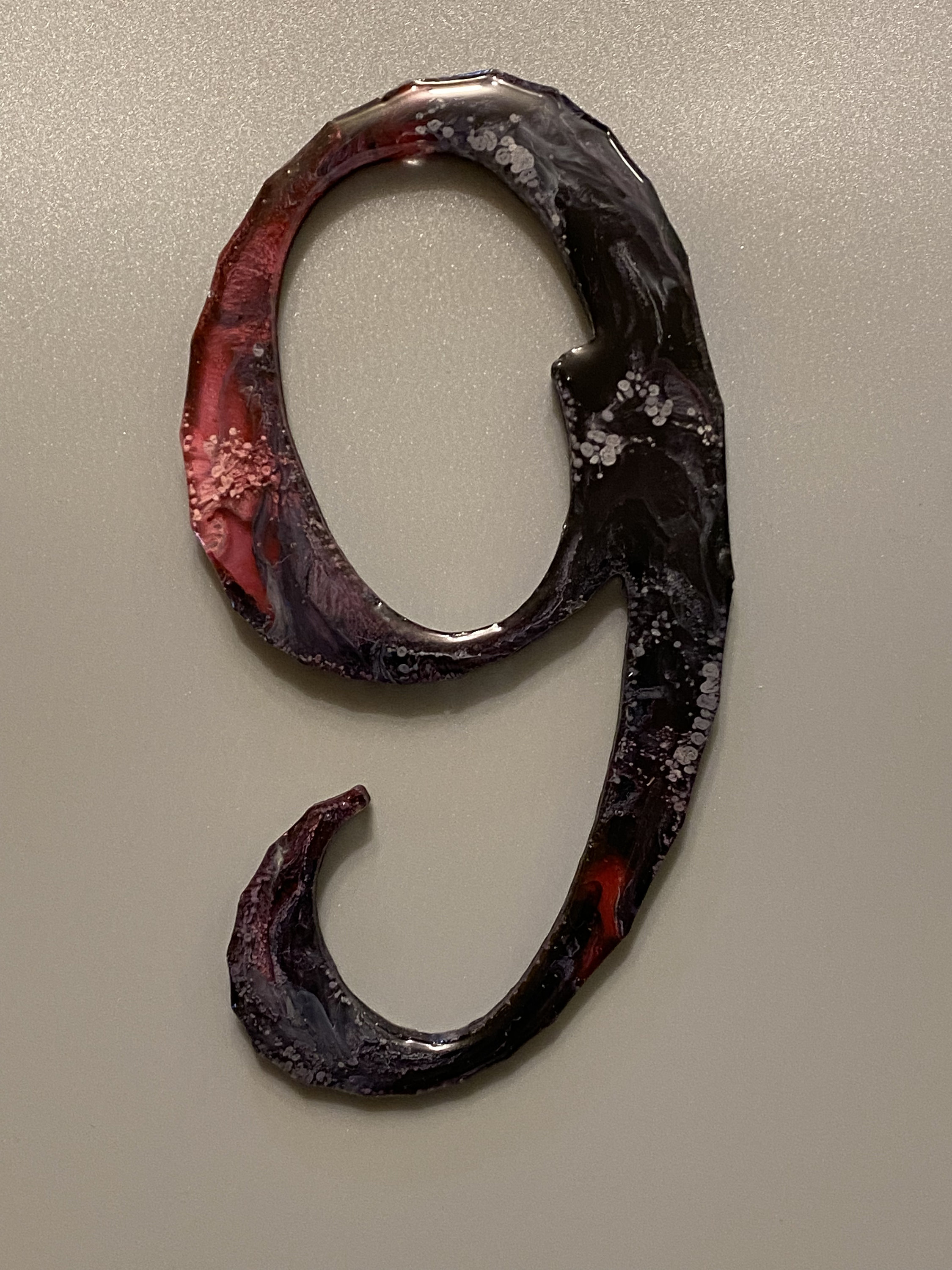 House Address Numbers - 3D Swirled/galactic Look- Each Custom Handmade ...