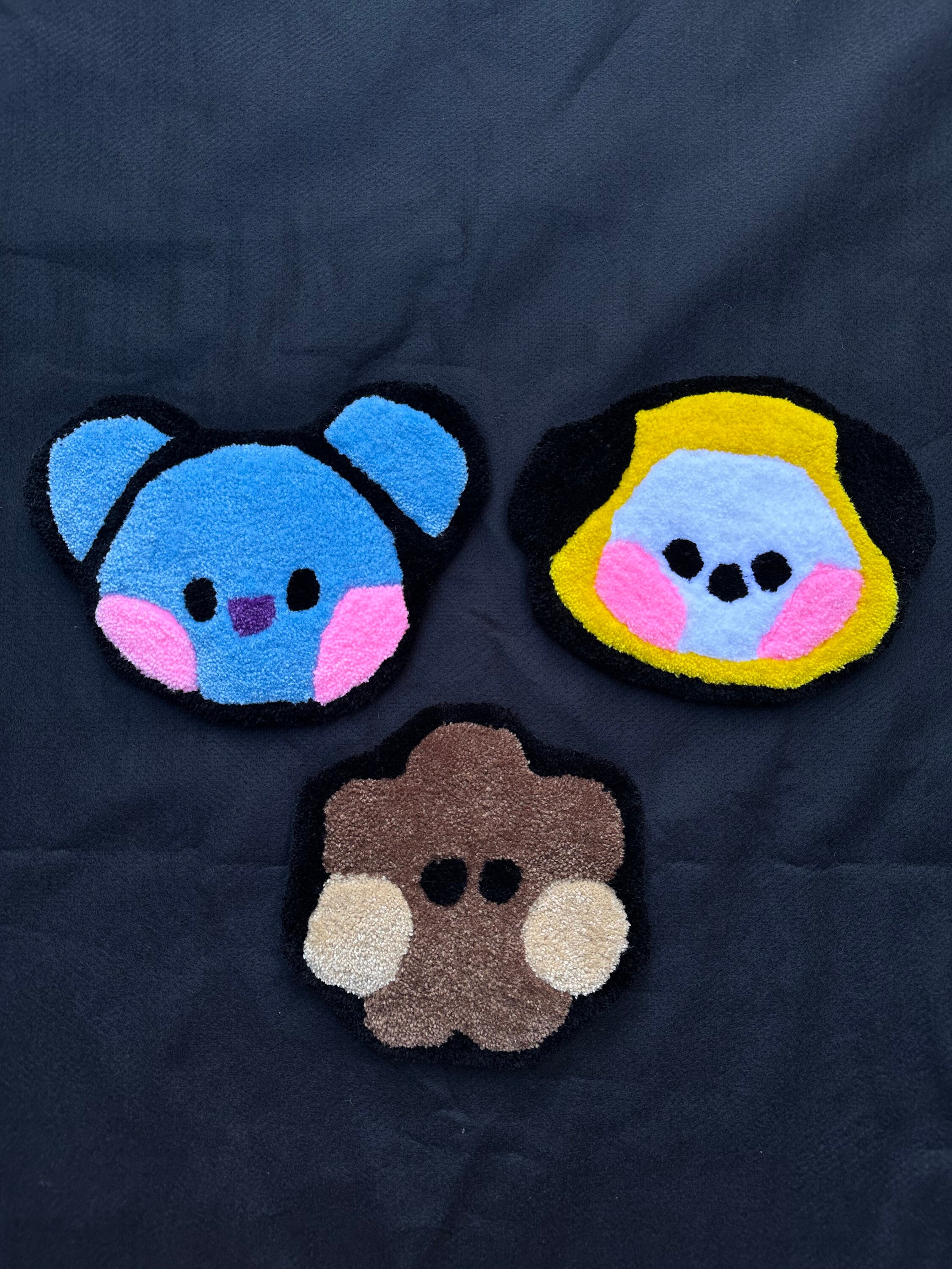 BT21 Minini Coasters, Bt21 Shooky, Koya, Chimmy - Etsy