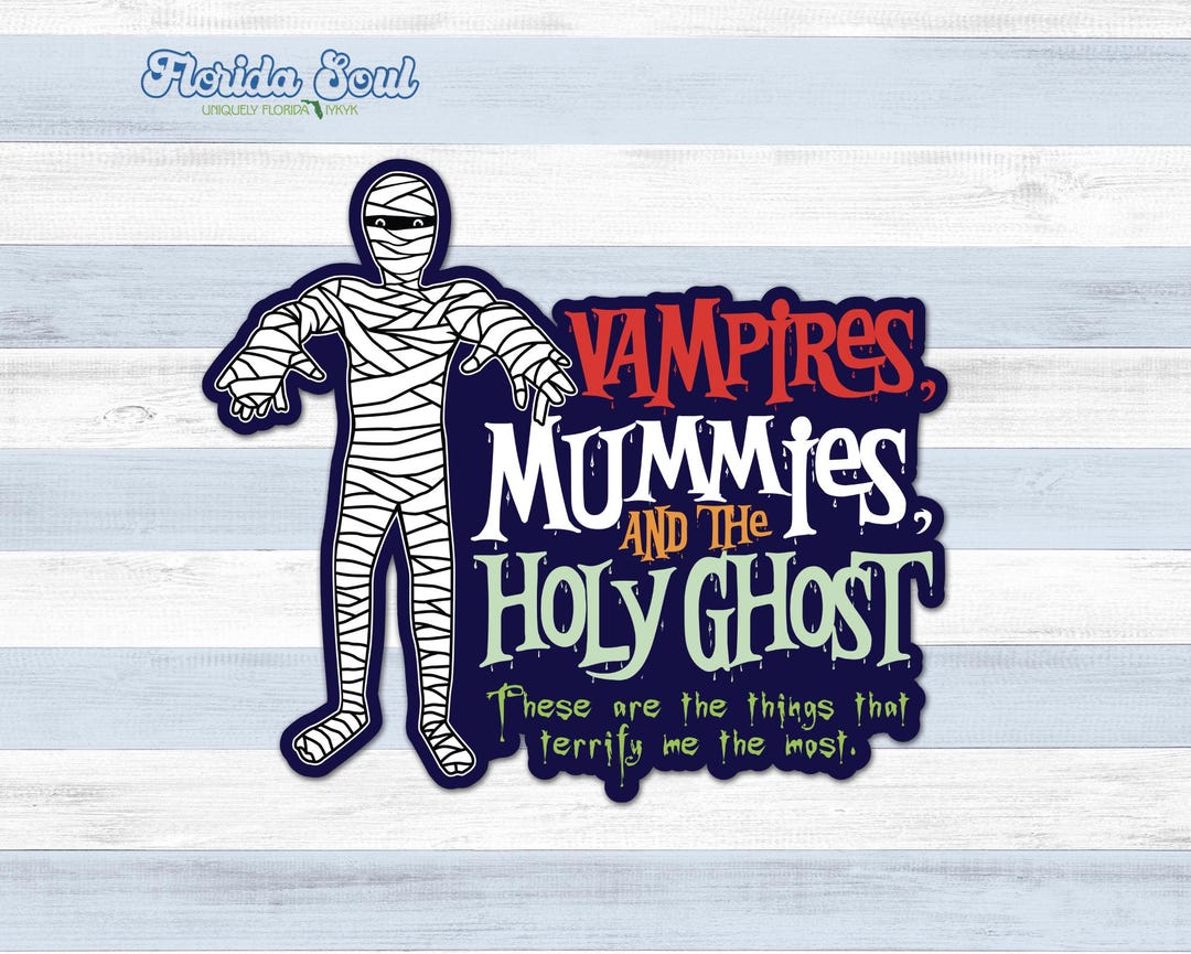 Vampires, Mummies and the Holy Ghost - 3.75" - Etsy