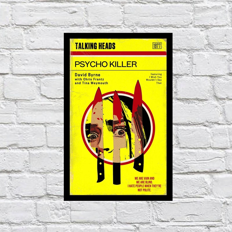 Talking Heads Poster - Etsy