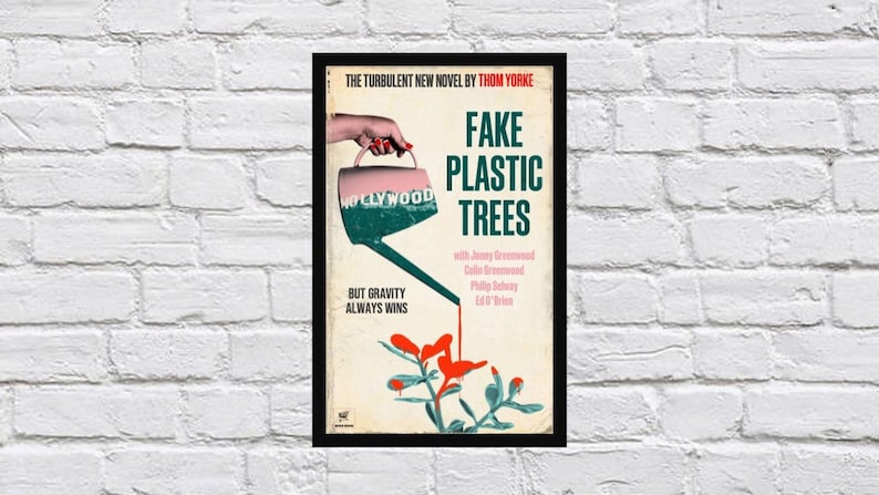 Fake Plastic Trees - Radiohead Trade Paperback Poster - Etsy