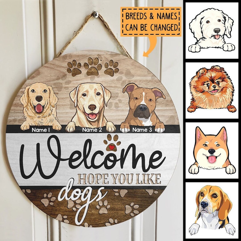 Dog Door Hanger - Etsy