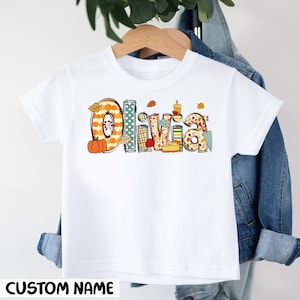 Girls Personalized Fall Shirt Fall Shirt Girls Fall Shirt - Etsy
