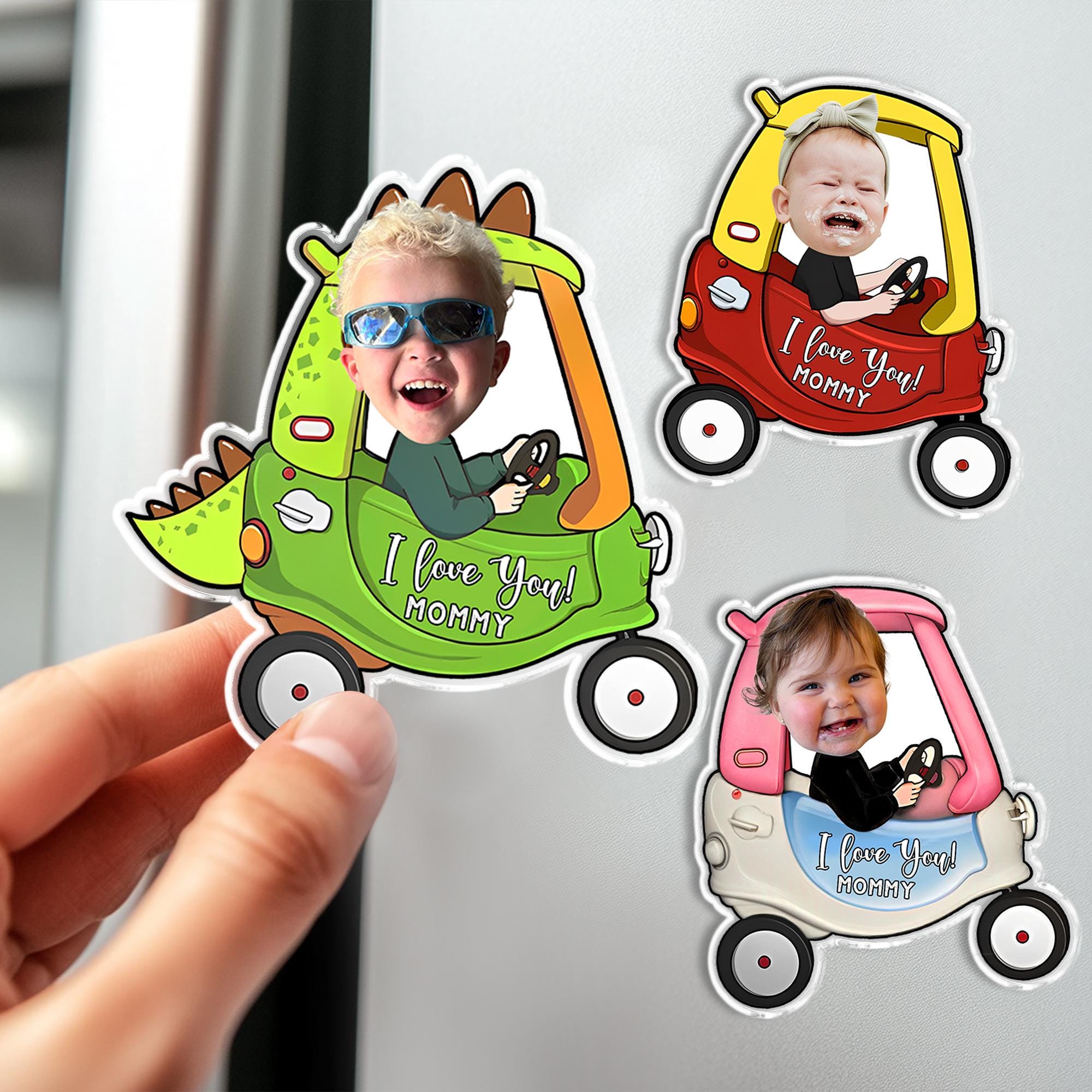 Personalized Mother's Day Gift for Grandma, Custom Photo Fridge Magnet ...