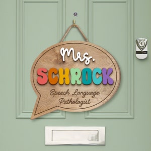 Personalized Appreciation SLP Teacher Gifts, Speech Therapist Gift ...