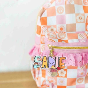 Personalized Kids Back to School Gifts, Kids Name Keychain, Backpack ...