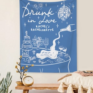 Custom Bachelorette Party Decor, Bachelorette Weekend Party Tapestry ...