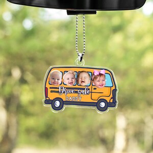 Fathers Day Gifts, Custom Hanging Car Baby Photo Face Car Ornament ...