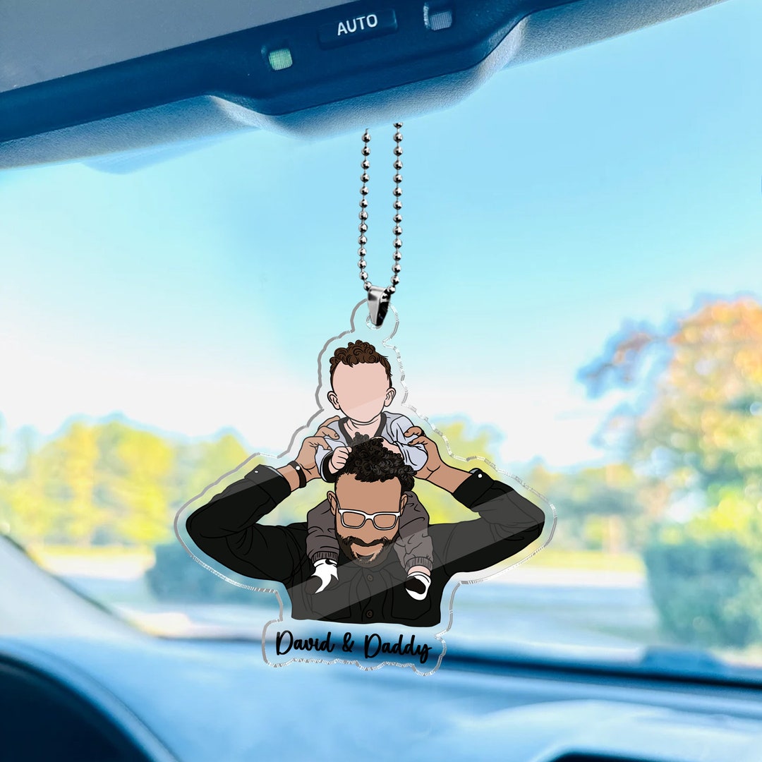 Fathers Day Gifts, Personalized Portrait From Photo Ornament, Custom ...