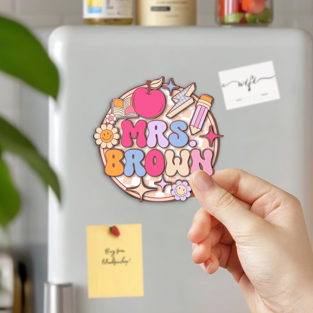 Personalized Teacher Magnet, Thank You Teacher Gifts, End of Year Gifts ...