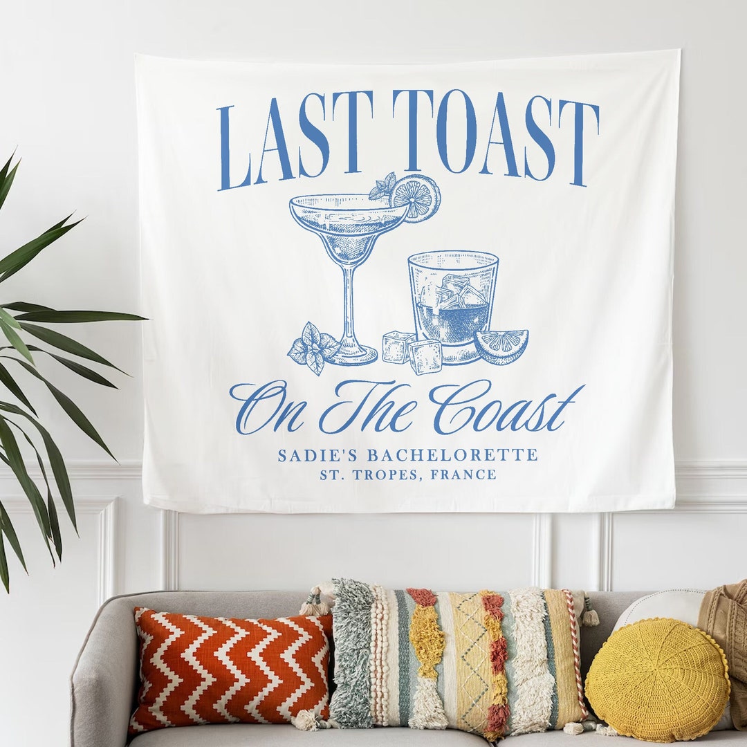 Bachelorette Party Decor, Last Toast on the Coast Bachelorette Party ...