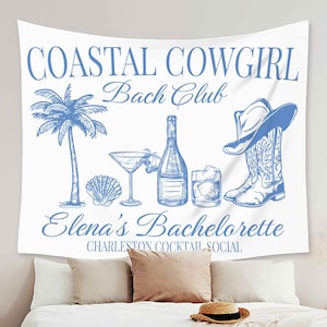 Personalized Bachelorette Party Decor, Beach Bachelorette Tapestry ...