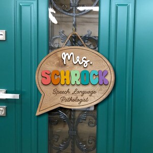 Personalized Appreciation SLP Teacher Gifts, Speech Therapist Gift ...