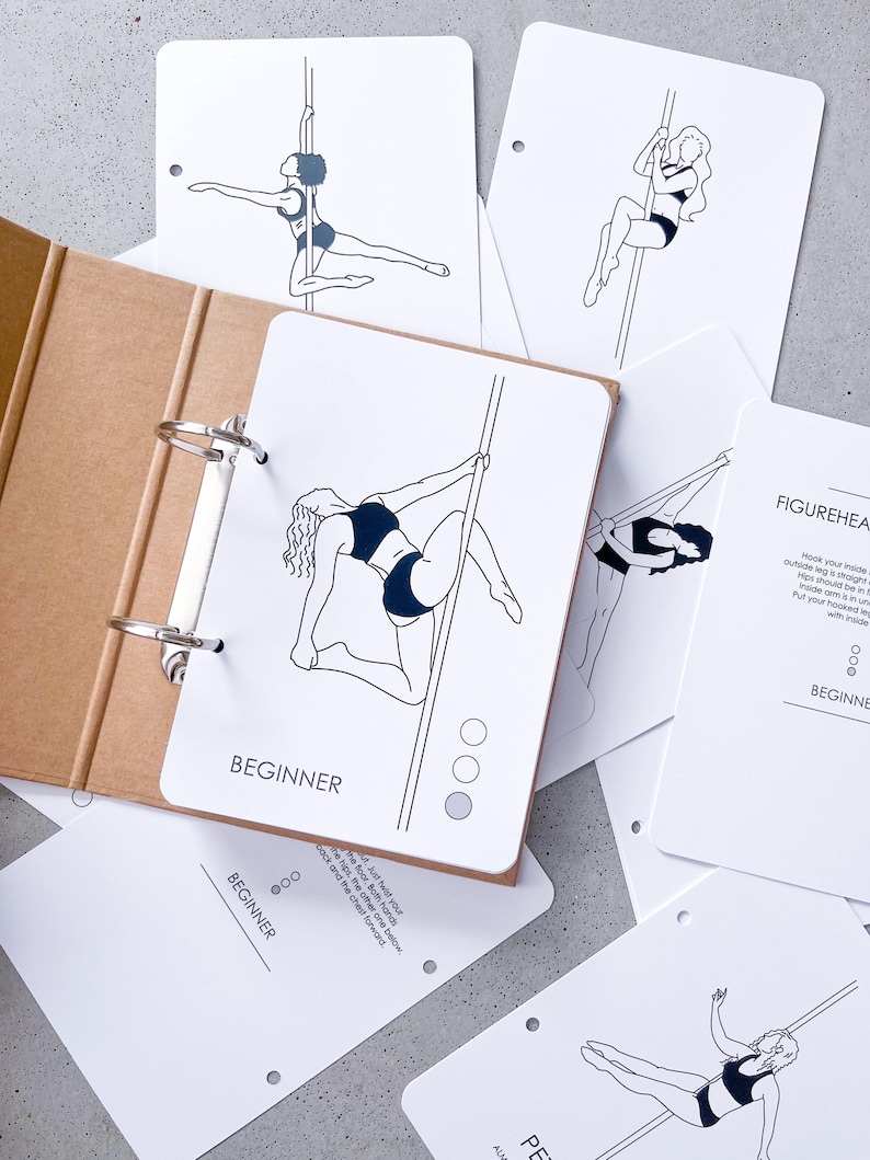 Pole Shapes Book for Beginners - Combo Cards - Etsy