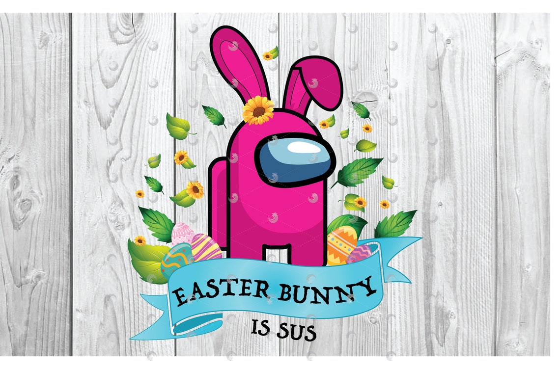 Among Us Easter Bunny Digital Download | Etsy