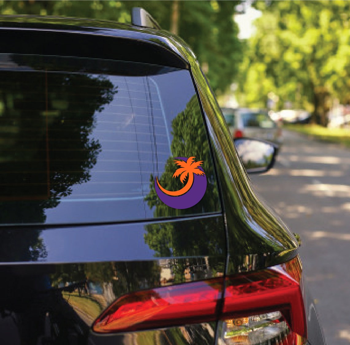 Palmetto Moon digital Download Orange & Purple - Etsy