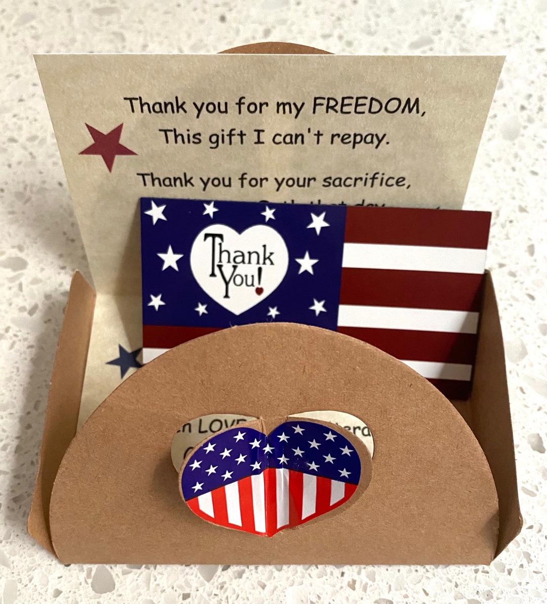 Veterans “thank You” Gift, Gifts Under 10, Veterans Gift, Veterans Day ...