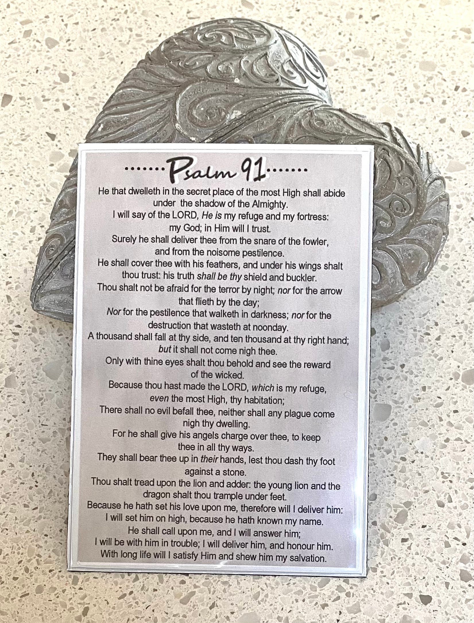 Psalm 91 Magnet, All Occasion Gifts, Christian Magnet, Psalm of ...