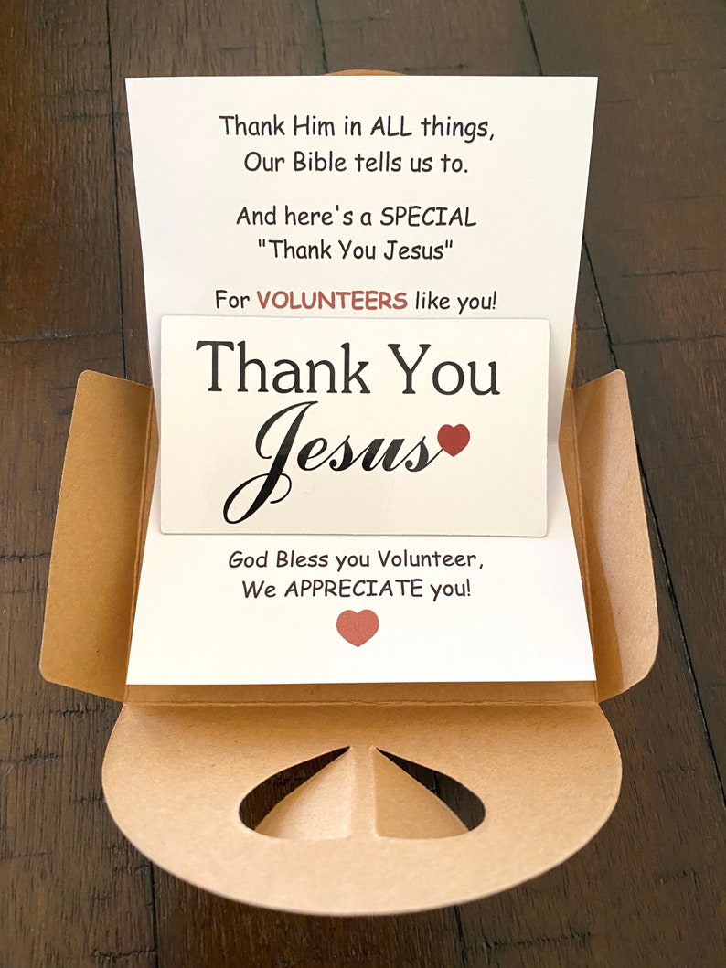 Gifts Under 10 - Volunteer Appreciation Gifts, Thank You Jesus ...